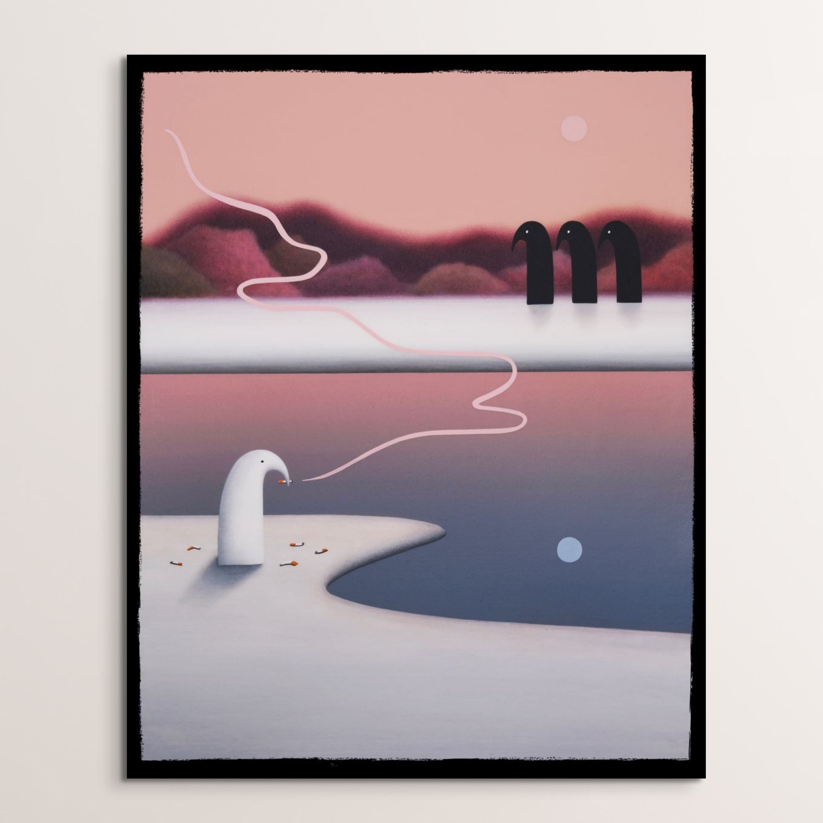 'You Can't Leave Your Mind Behind' - giclée fine art print ...